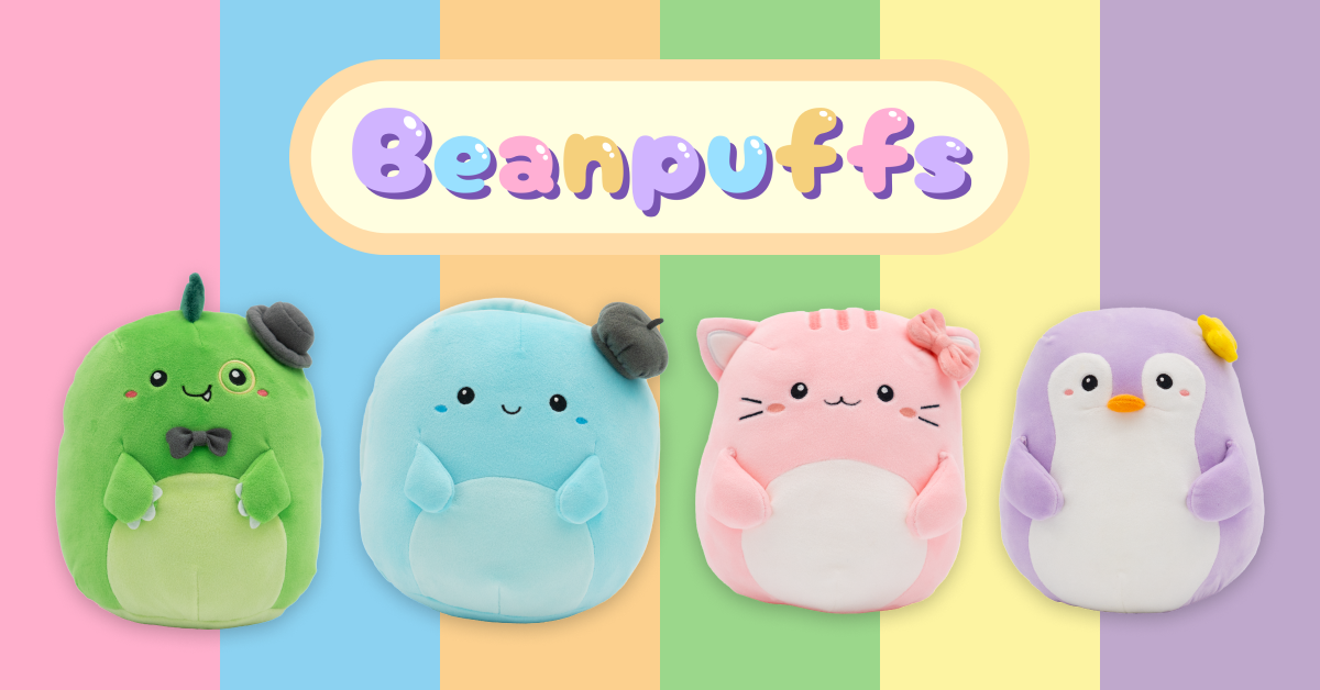 Beanpuffs - your squishy, fashionable, plush toy companions!